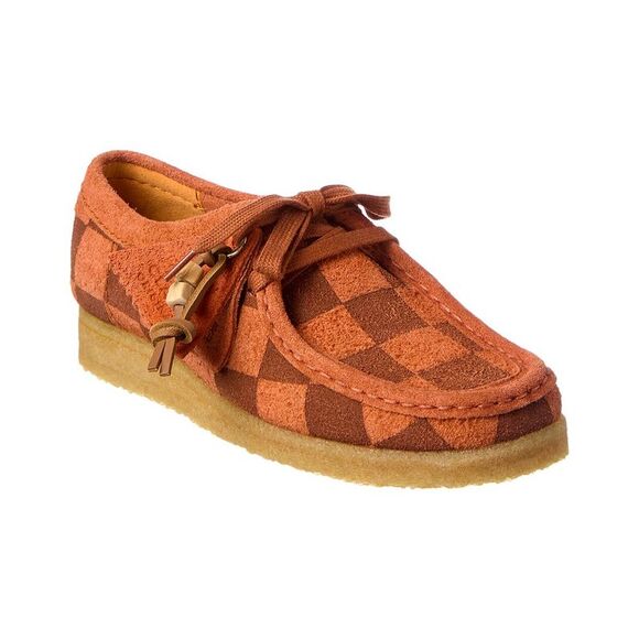 Clarks | Shoes | Clarks Wallabee Suede Flat Orange | Poshmark